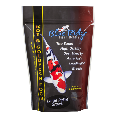 Blue Ridge Color Rich Formula Koi & Goldfish Fish Food Pellets, 2 lb ...