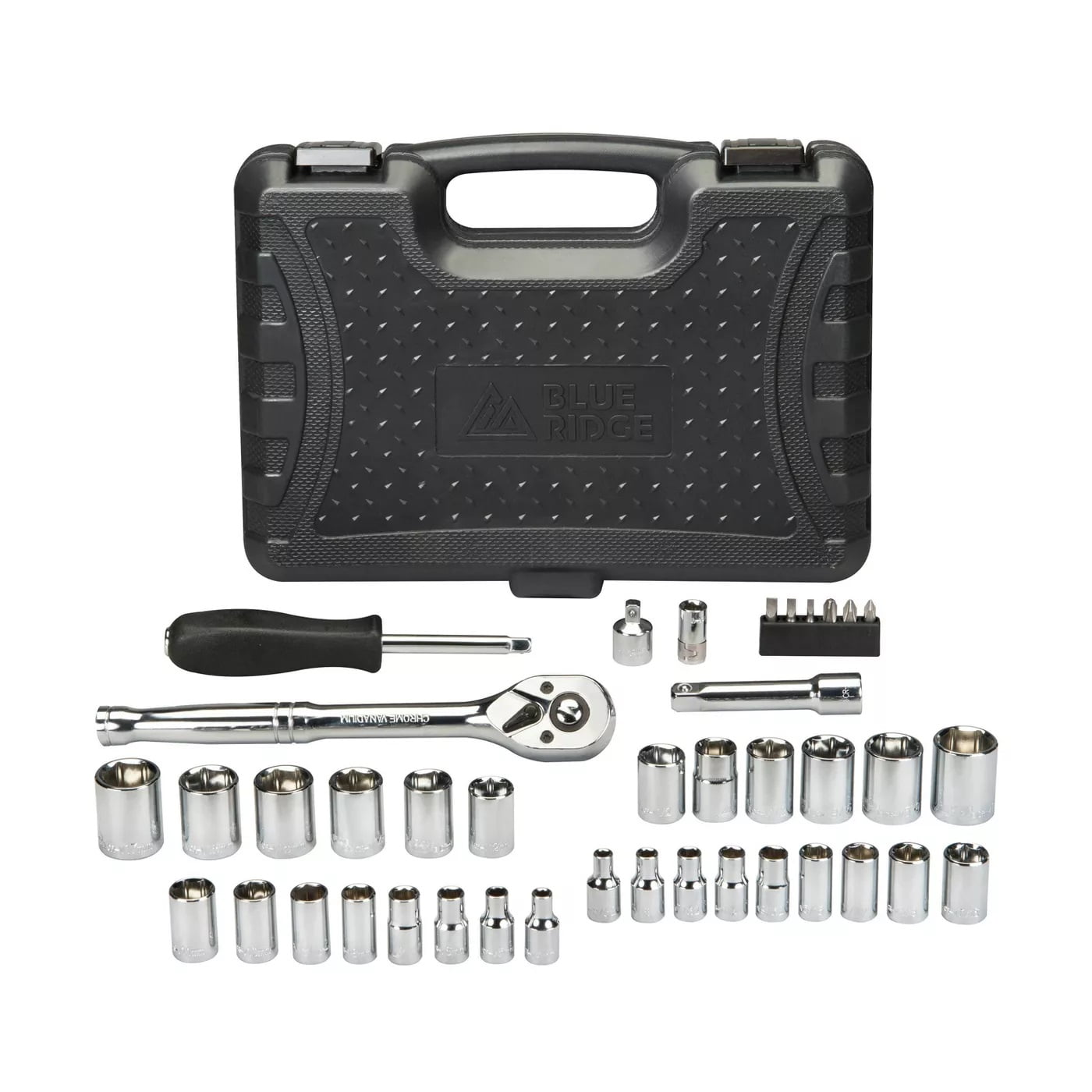 Blue Ridge Mechanics Socket Kit 41p pieces kit + organization box ...