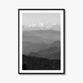 Blue Ridge Mountains Black And White Fine Art Photo Print, Smoky ...