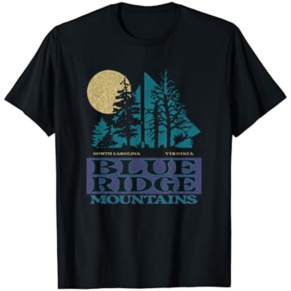 Blue Ridge Mountains Vintage Scenic T Shirt - Walmart.com