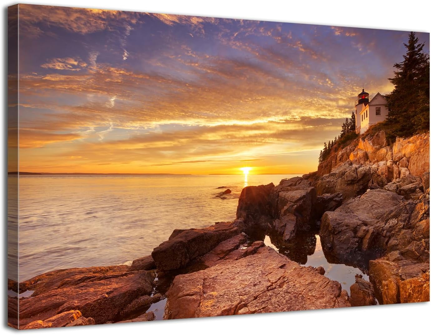 Blue Ridge Mountains Wall Art for Living Room Decor Sunrise Smoky ...