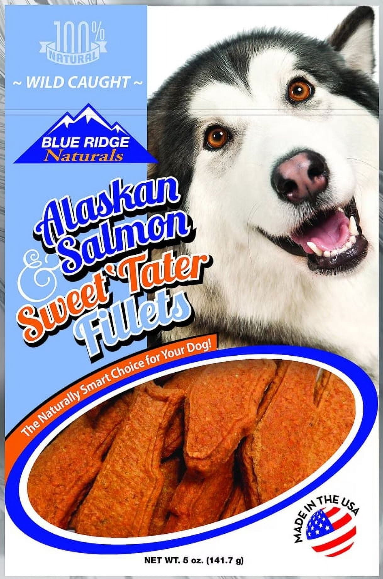 Blue Ridge Naturals Alaskan Salmon and Sweet Tater Fillets [Dog Meat ...