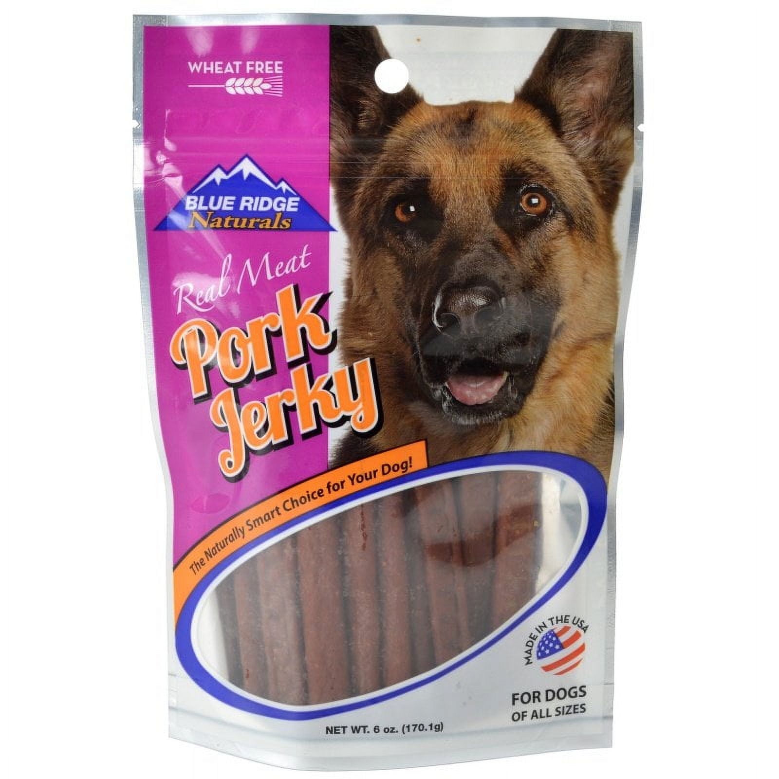 Blue Ridge Naturals Pork Jerky [Dog Meat and Jerky Treats, Dog Natural ...