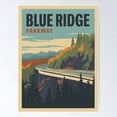 Blue Ridge Parkway National Park Travel Poster Poster, Poster Home ...