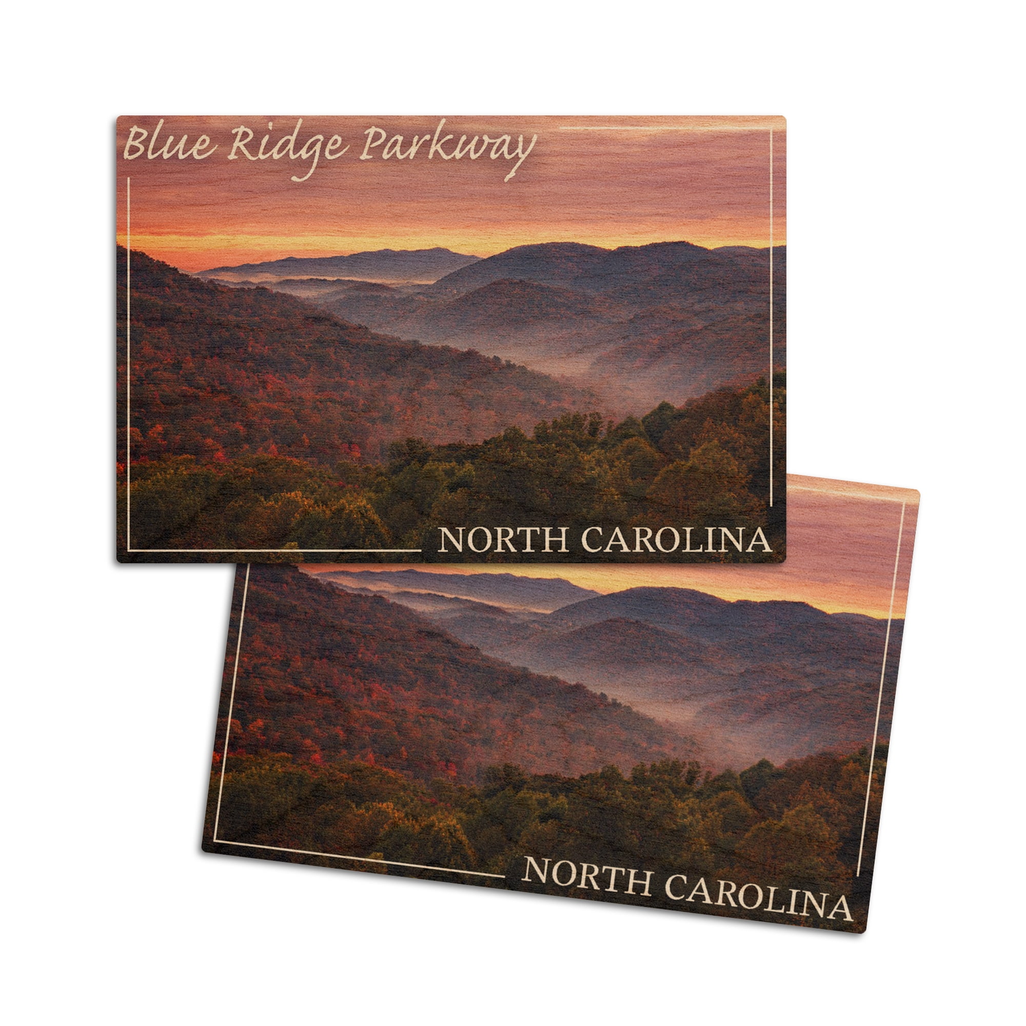 Blue Ridge Parkway, North Carolina, Great Smoky Mountains, Sunset (4x6 ...