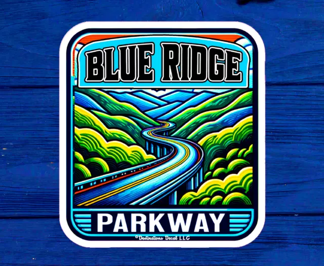 Blue Ridge Parkway Sticker Decal Sticker North Carolina Virginia Va ...