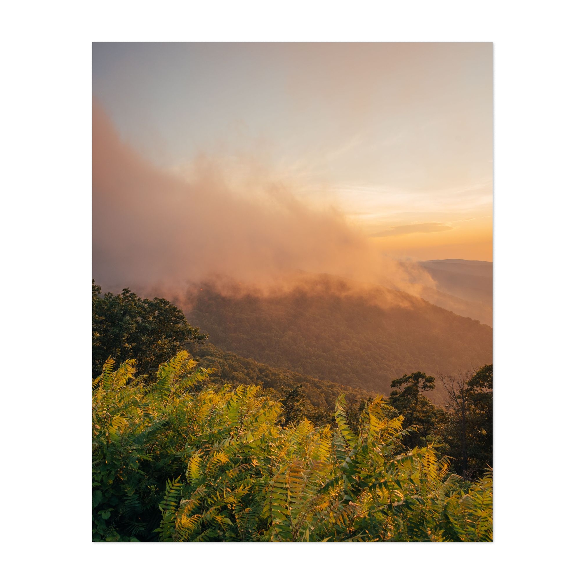 Blue Ridge Parkway Sunset 02 - Photography Nature Landscape Sunset ...