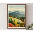 Blue Ridge Parkway United States Retro Travel Mid Century Modern ...