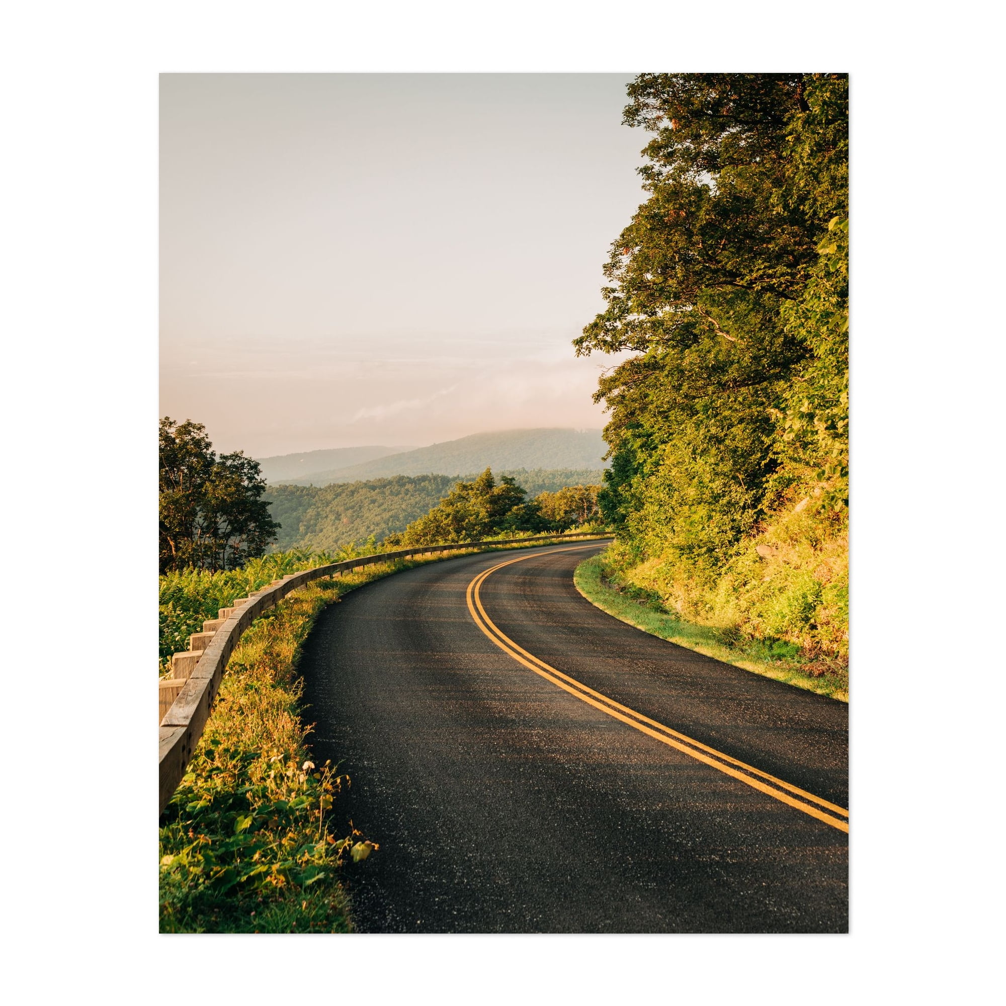 Blue Ridge Parkway near Afton 02 - Photography Landscape Nature Scenic ...
