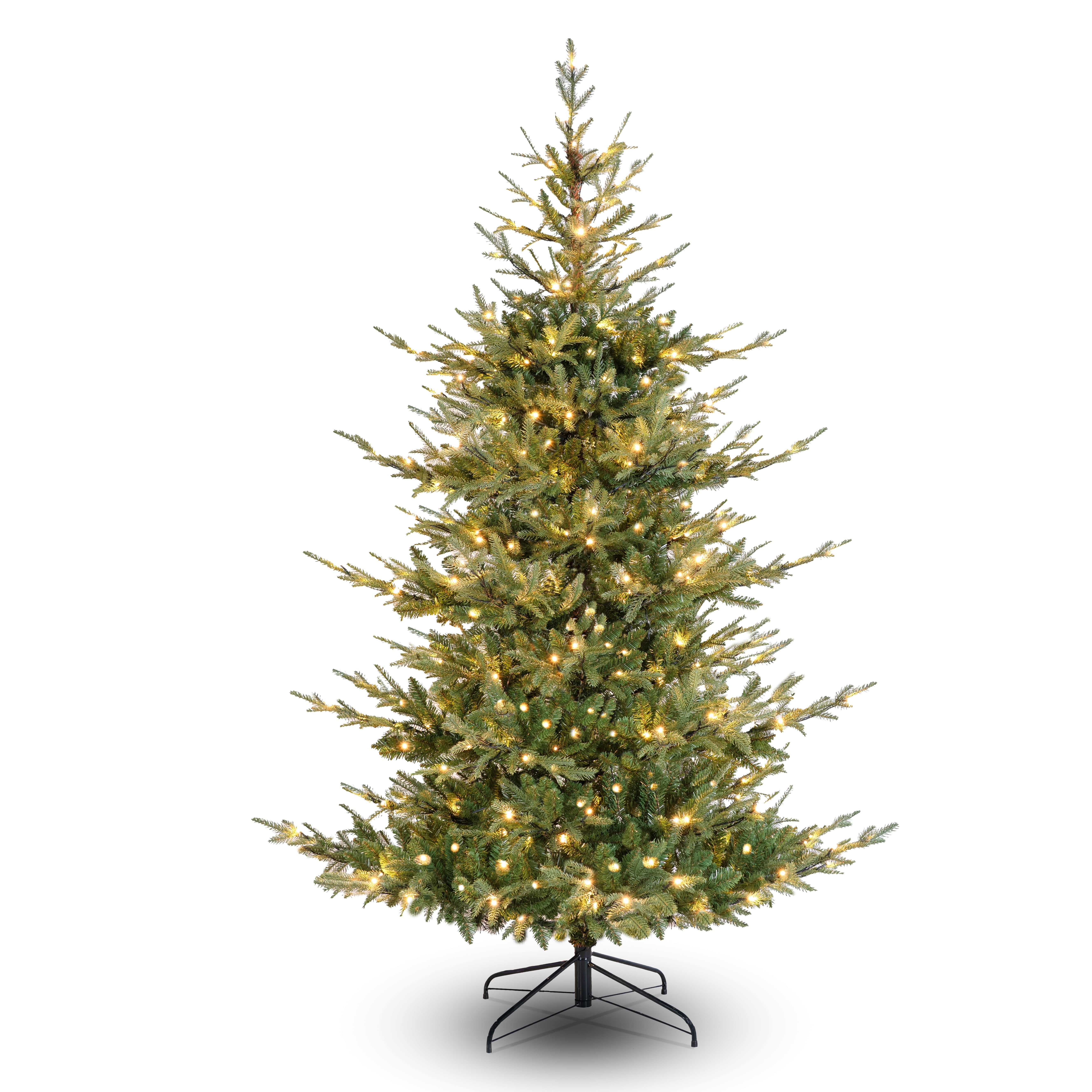 Jingle Joy Blue Ridge Premium Pine Christmas Tree LED Prelit 8 Light ...