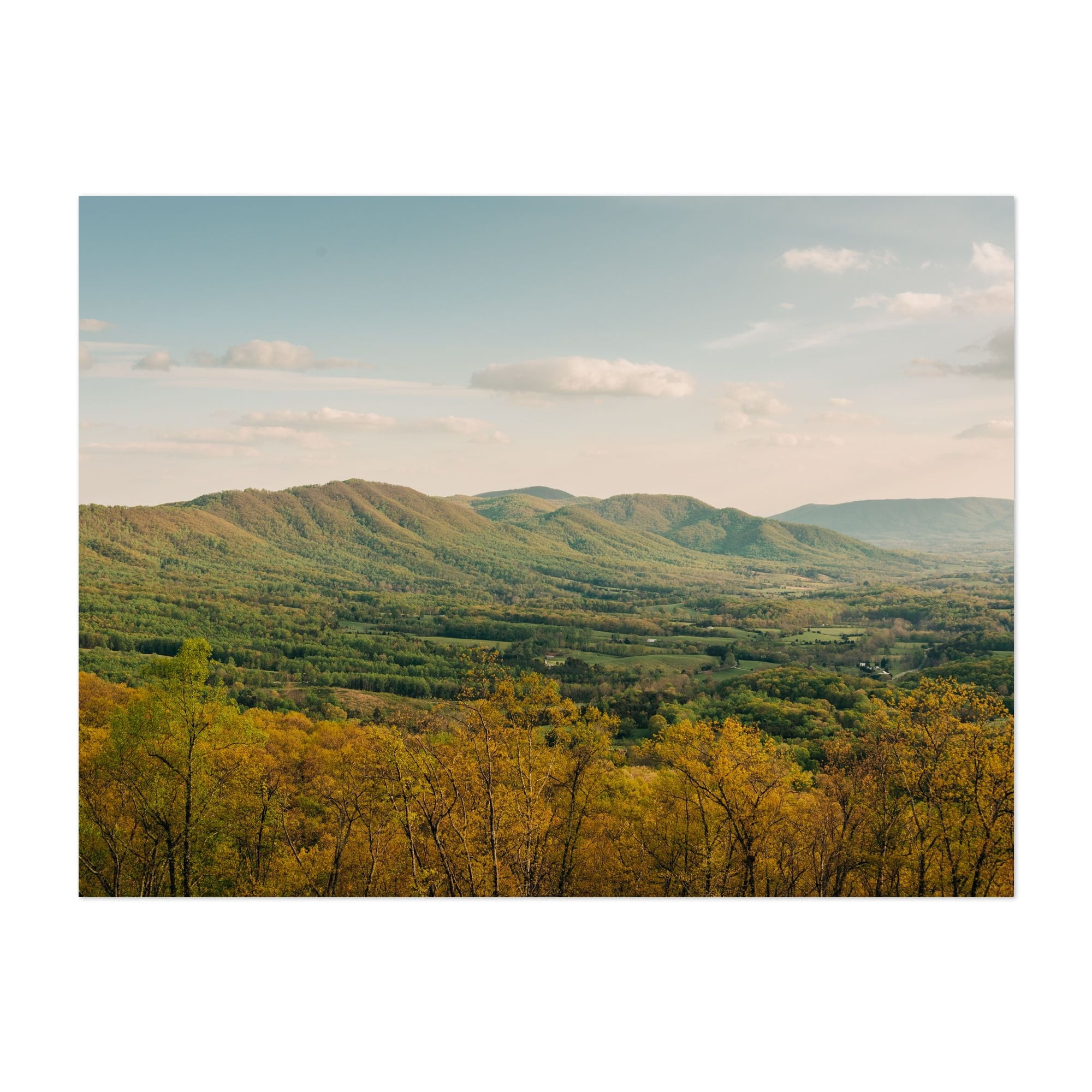 Blue Ridge Views 01 - Fancy Gap Virginia Photography Unframed Wall Art ...