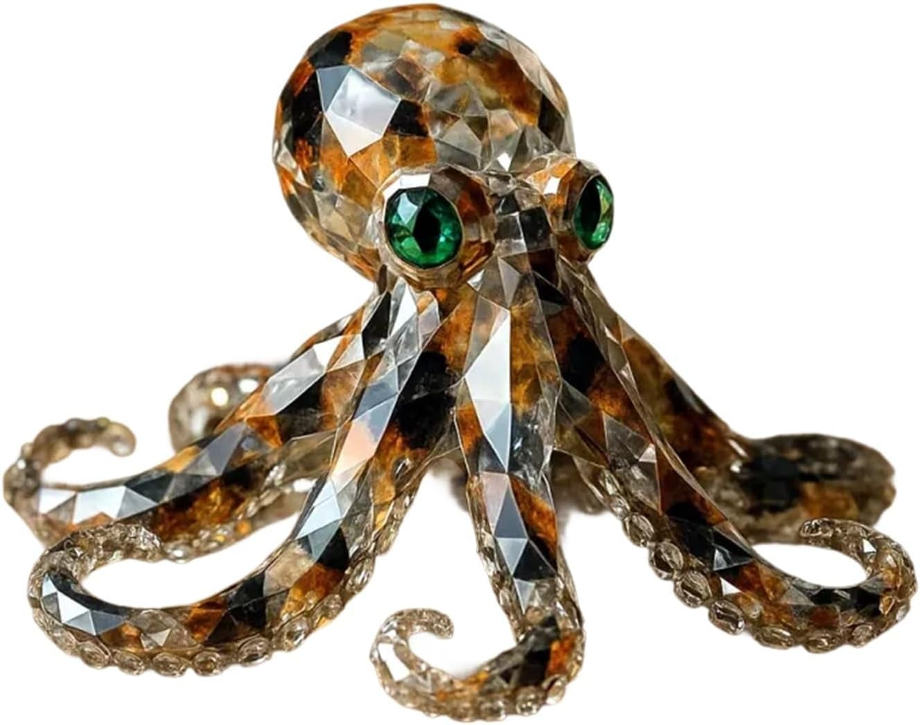 Blue-Ringed Octopus Figurine,Healing Home Ornaments Statue Decor ...