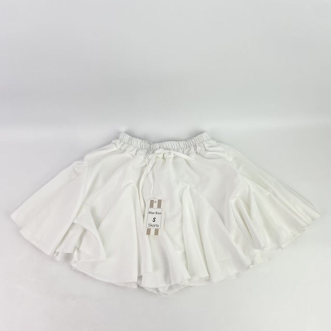 Blue Riot Skorts,Women's Pleated Skater Skirt Basic Casual High Waisted ...