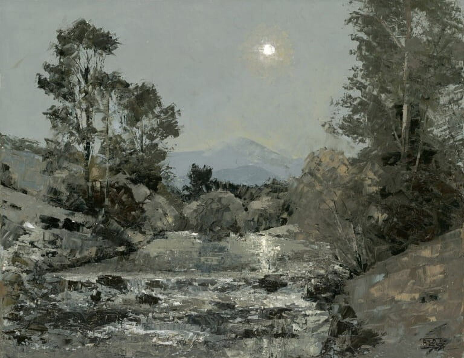 Blue River Nocturne by Tim Breaux Canvas Giclee - Limited Edition ...