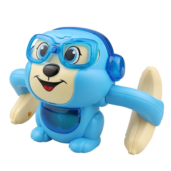 Blue Rolling Dancing Monkey Toy Voice Activated 360 Flip Motion Sensor ...