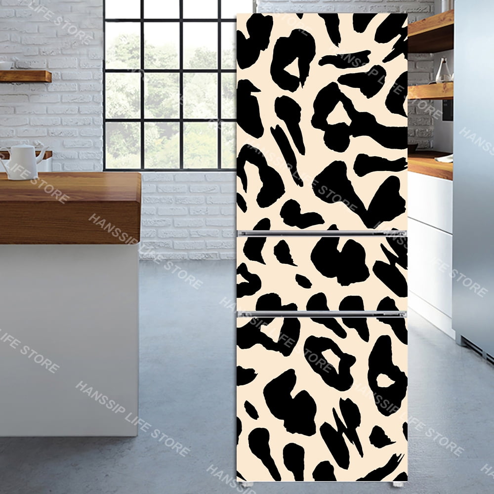 Blue Rose Art Mural Refrigerator Door Sticker Kitchen ration Wallpaper ...