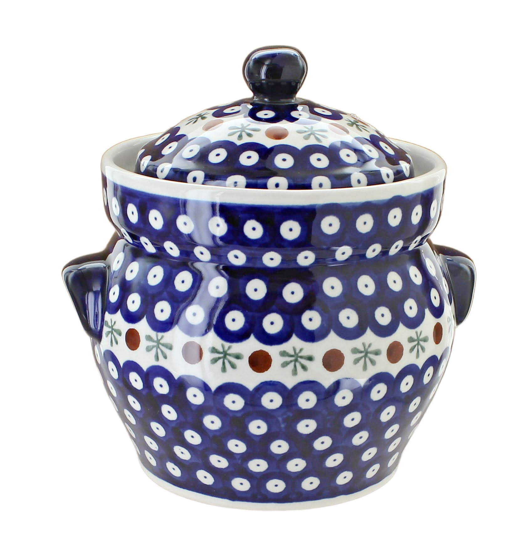 Blue Rose Polish Pottery 1125 Zaklady Small Container - Walmart.com