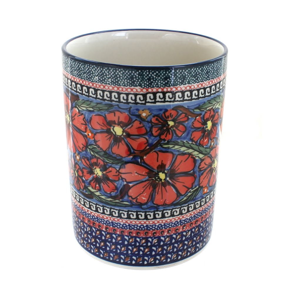 Blue Rose Polish Pottery 832 Zaklady Utensil Jar - Walmart.com