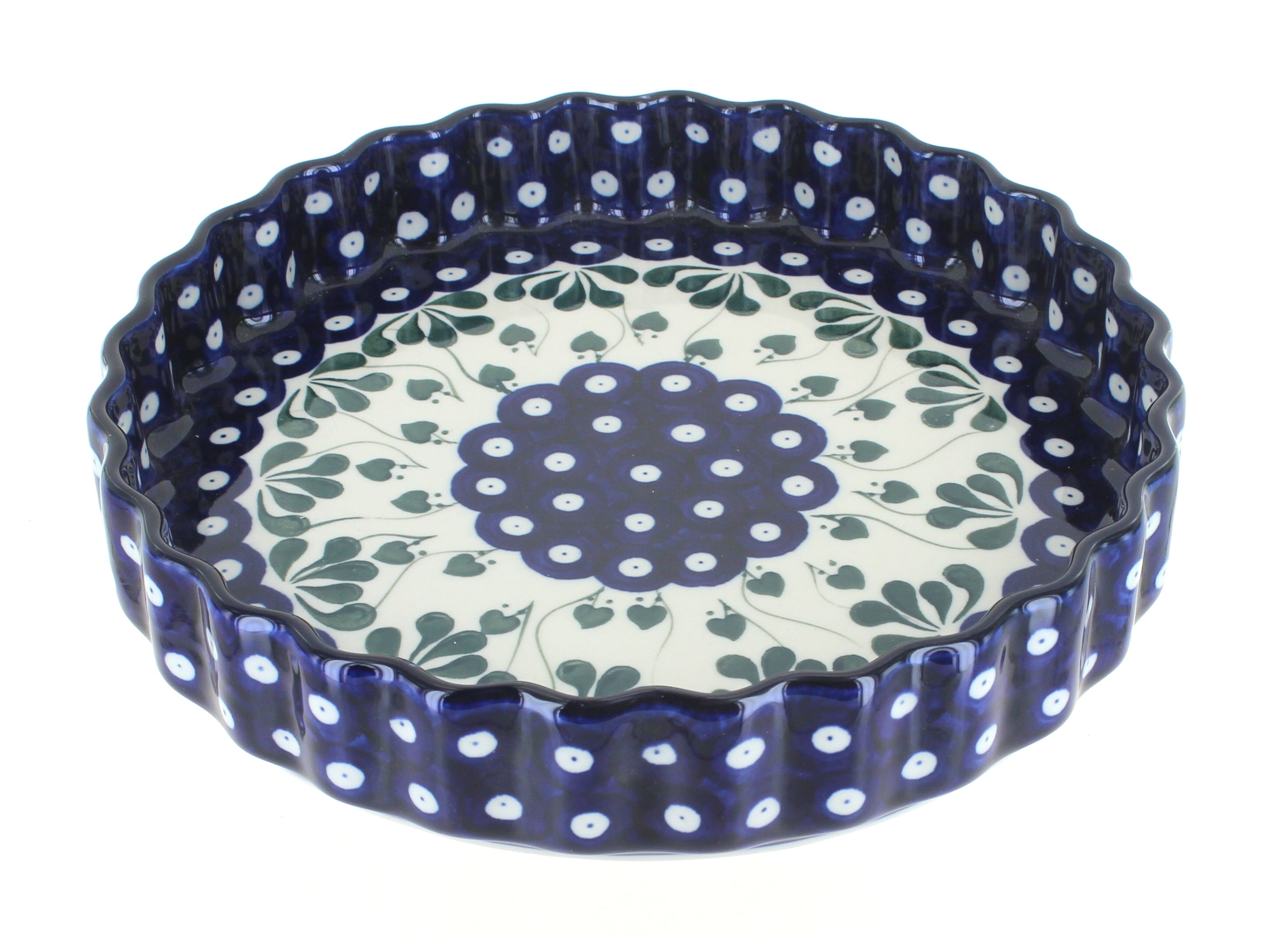 Blue Rose Polish Pottery Alyce Torte Plate - Walmart.com
