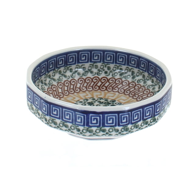 Blue Rose Polish Pottery Athena Small Angular Bowl - Walmart Business ...