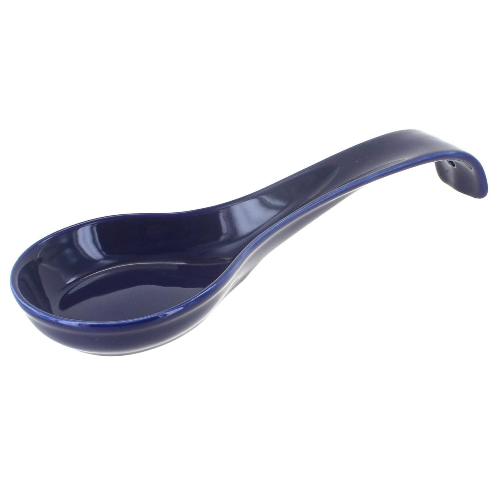 Blue Rose Polish Pottery Cobalt Large Spoon Rest - Walmart.com
