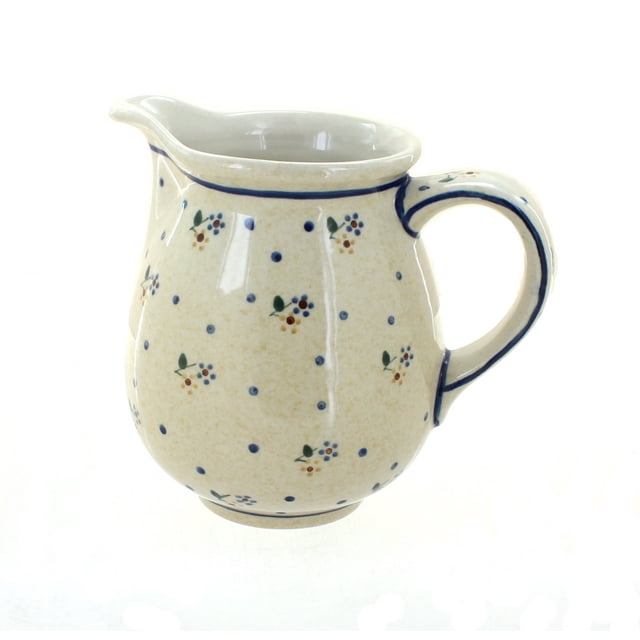 Blue Rose Polish Pottery Country Meadow Small Pitcher - Walmart.com