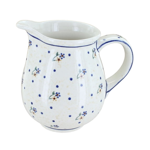 Blue Rose Polish Pottery Country Meadow Small Pitcher - Walmart.com
