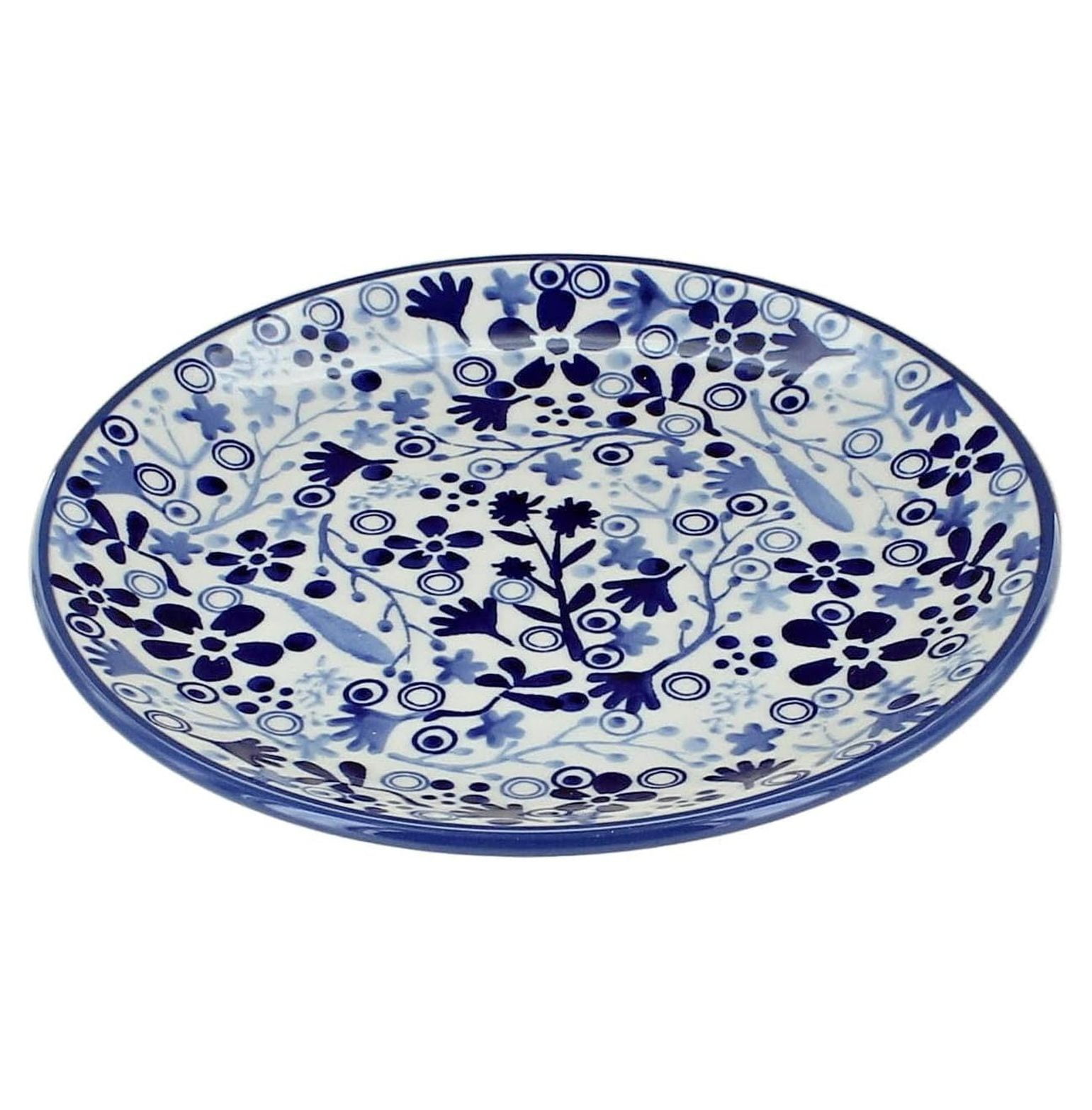 Blue Rose Polish Pottery Darcy Dessert Plate - Walmart.com