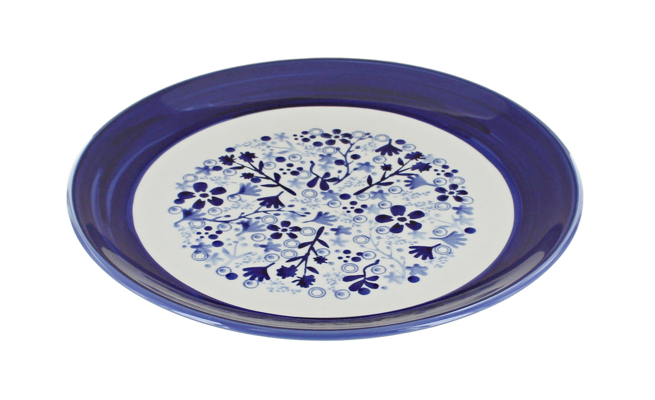 Blue Rose Polish Pottery Eloise Dinner Plate - Walmart.com