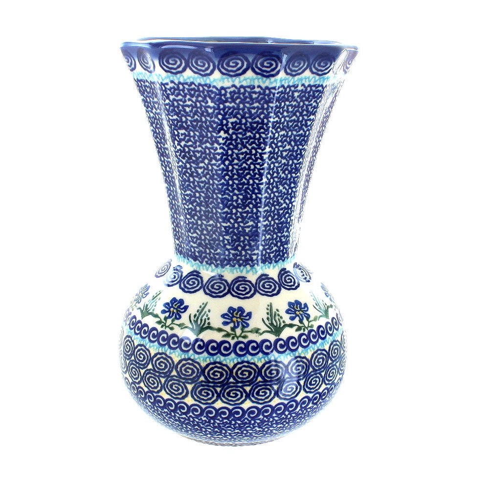 Blue Rose Polish Pottery Indoor Tabletop Charleston Vase - Walmart.com