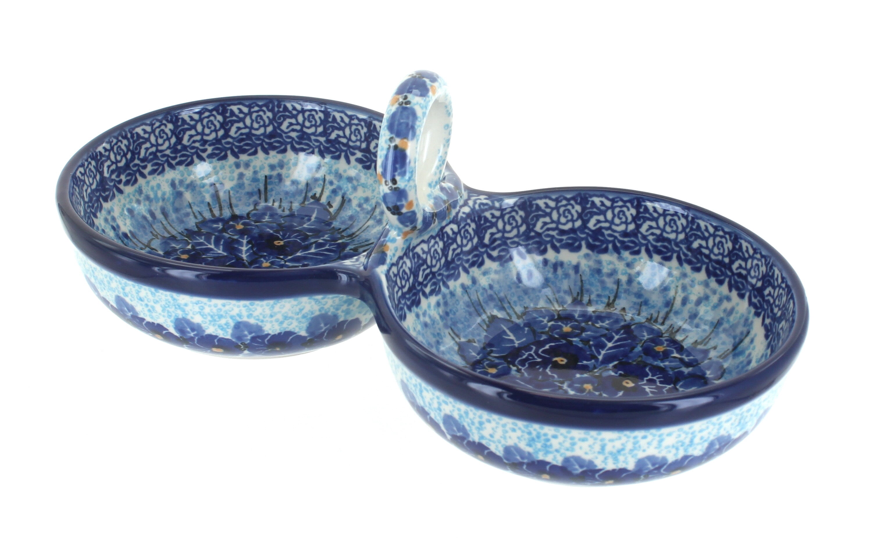 Blue Rose Polish Pottery Joanna Divided Seasoning Cellar - Walmart.com