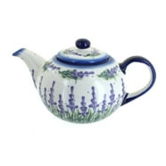 Blue Rose Polish Pottery Prairie Garden Teapot - Walmart.com