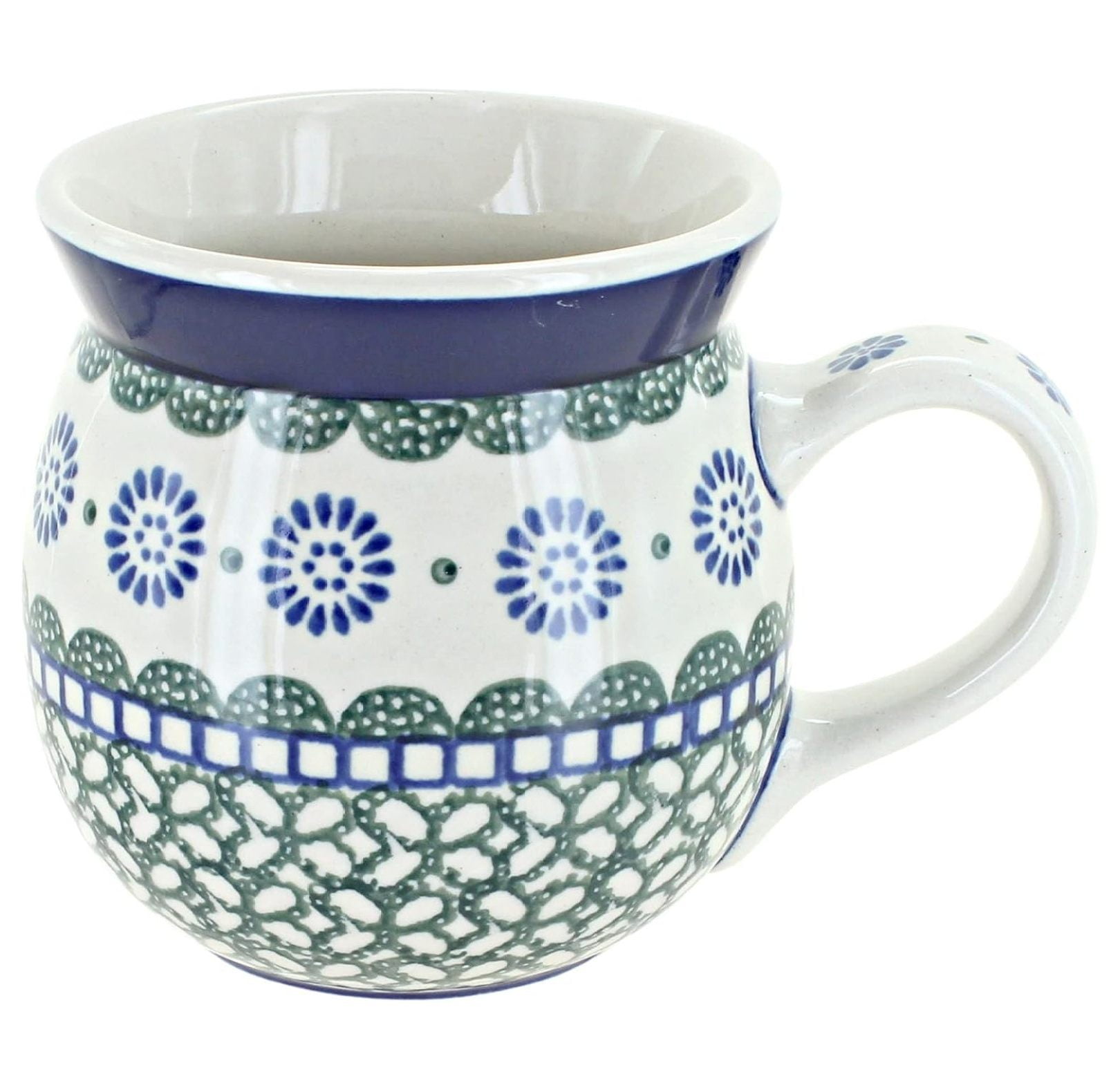 Blue Rose Polish Pottery Maia Bubble Mug - Walmart.com
