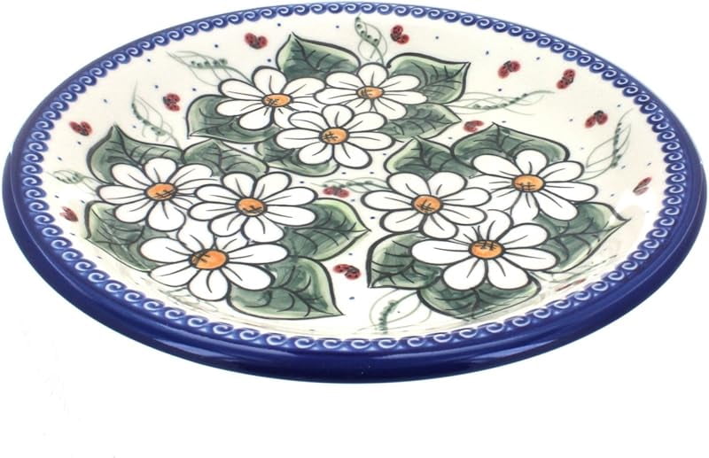 Blue Rose Polish Pottery Melanie Dinner Plate - Walmart.com