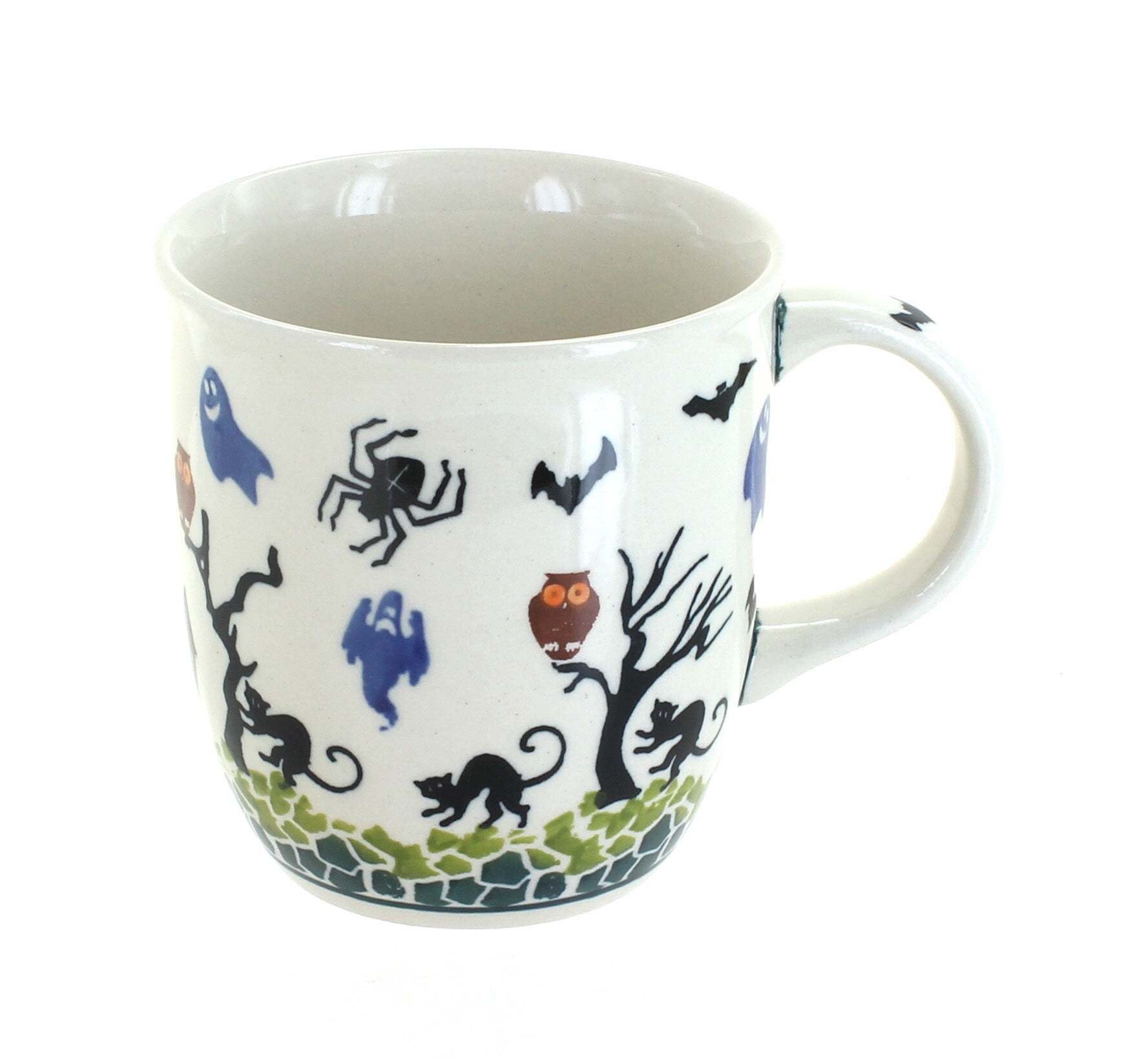 Blue Rose Polish Pottery Monster Mash Plain Coffee Mug - Walmart.com
