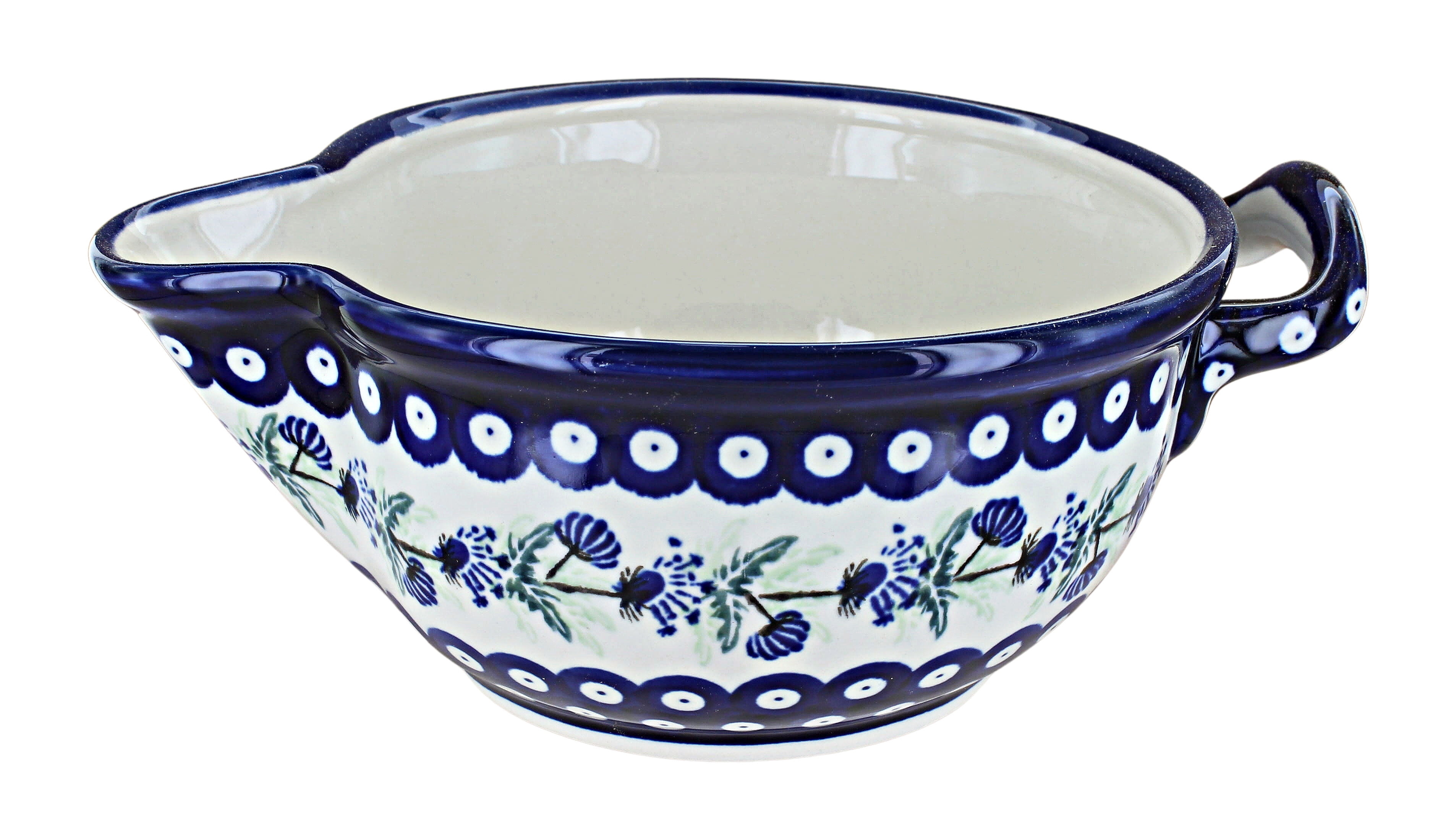 Blue Rose Polish Pottery Sweet Annie Batter Bowl - Walmart.com