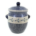 Blue Rose Polish Pottery Tulip Cookie Jar - Walmart.com
