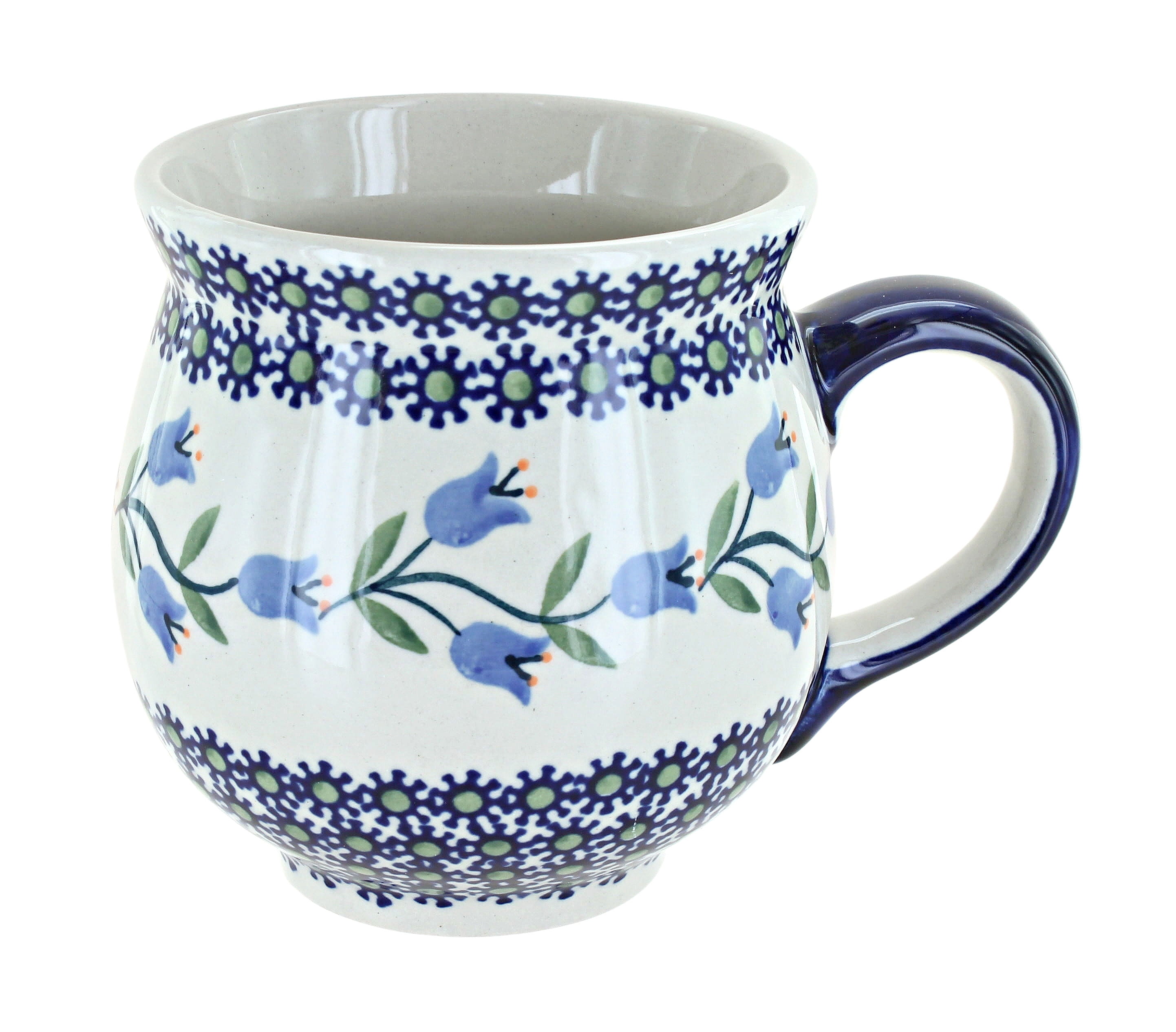 Blue Rose Polish Pottery Tulip Large Bubble Mug - Walmart.com
