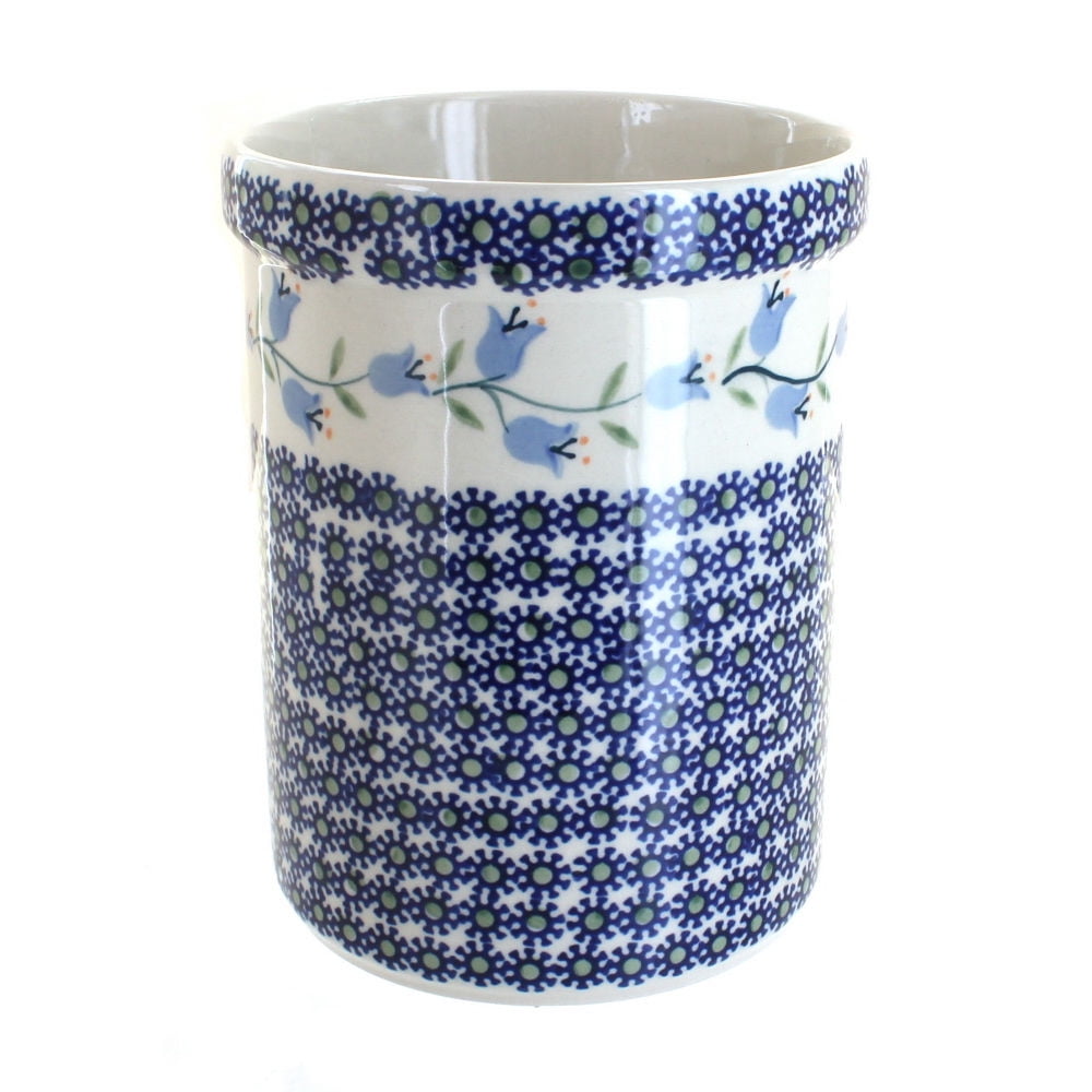 Blue Rose Polish Pottery Tulip Utensil Jar - Walmart.com