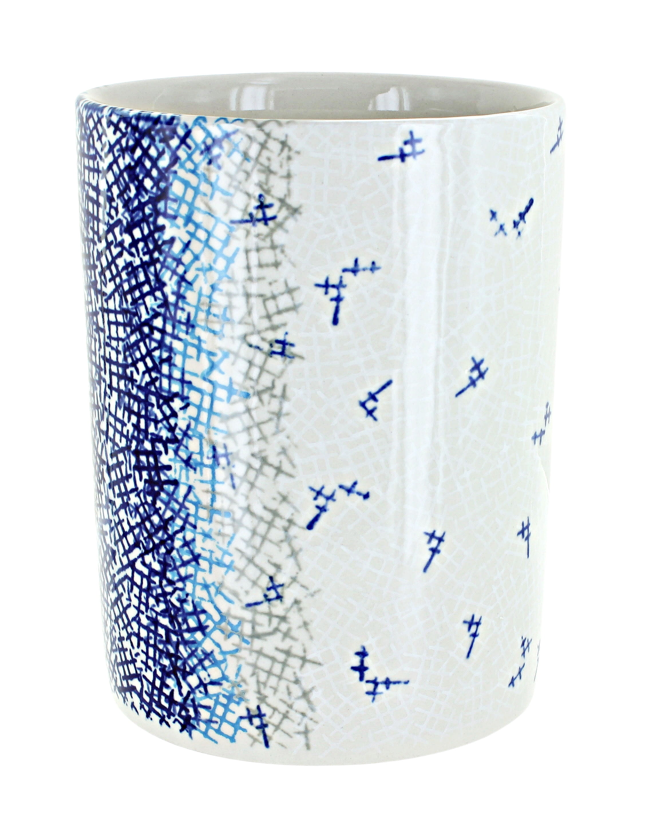 Blue Rose Polish Pottery Unity Utensil Jar - Walmart.com