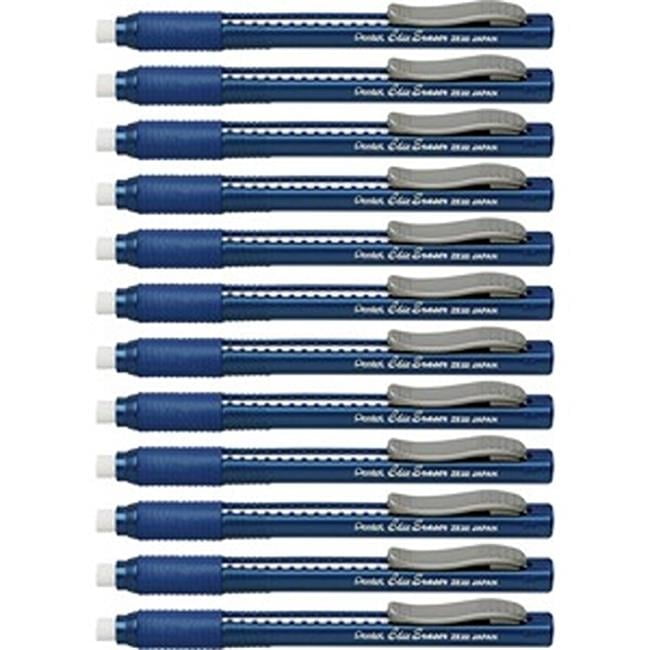 Blue Rubber Clic Eraser with Grip - Pack of 12 - Walmart.com