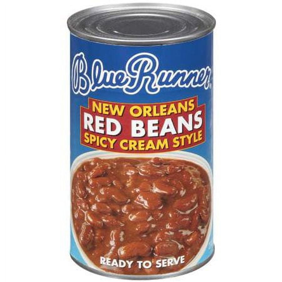 Blue Runner Creole Cream Style Red Beans, New Orleans Spicy, 27 oz can ...