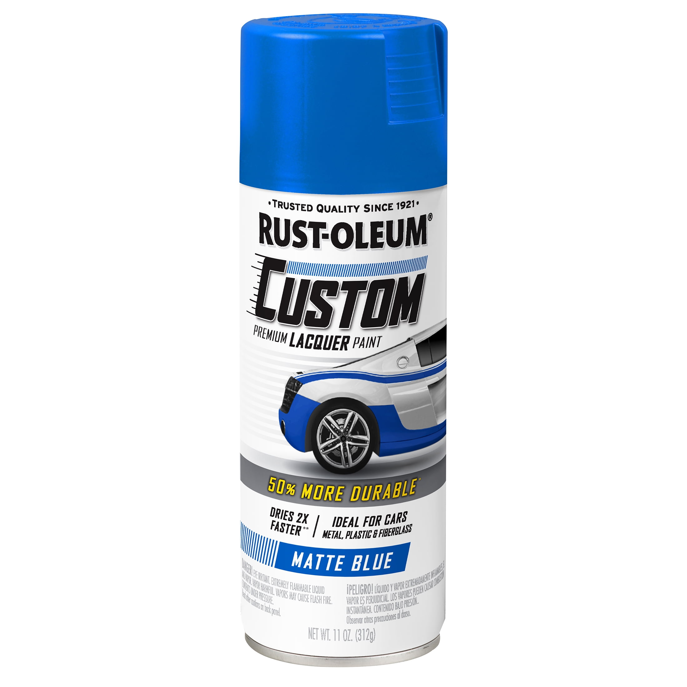 Blue, Rust-Oleum Custom Automotive Matte Spray Paint-311485, 11oz ...