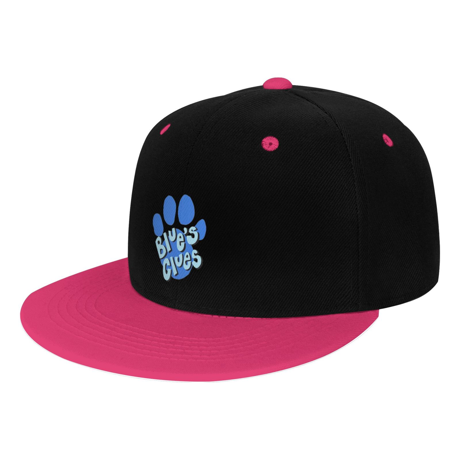 Blue'S Clues Adult Flat Brim Color Hip Hop Hat Dad Hat Baseball Cap For ...