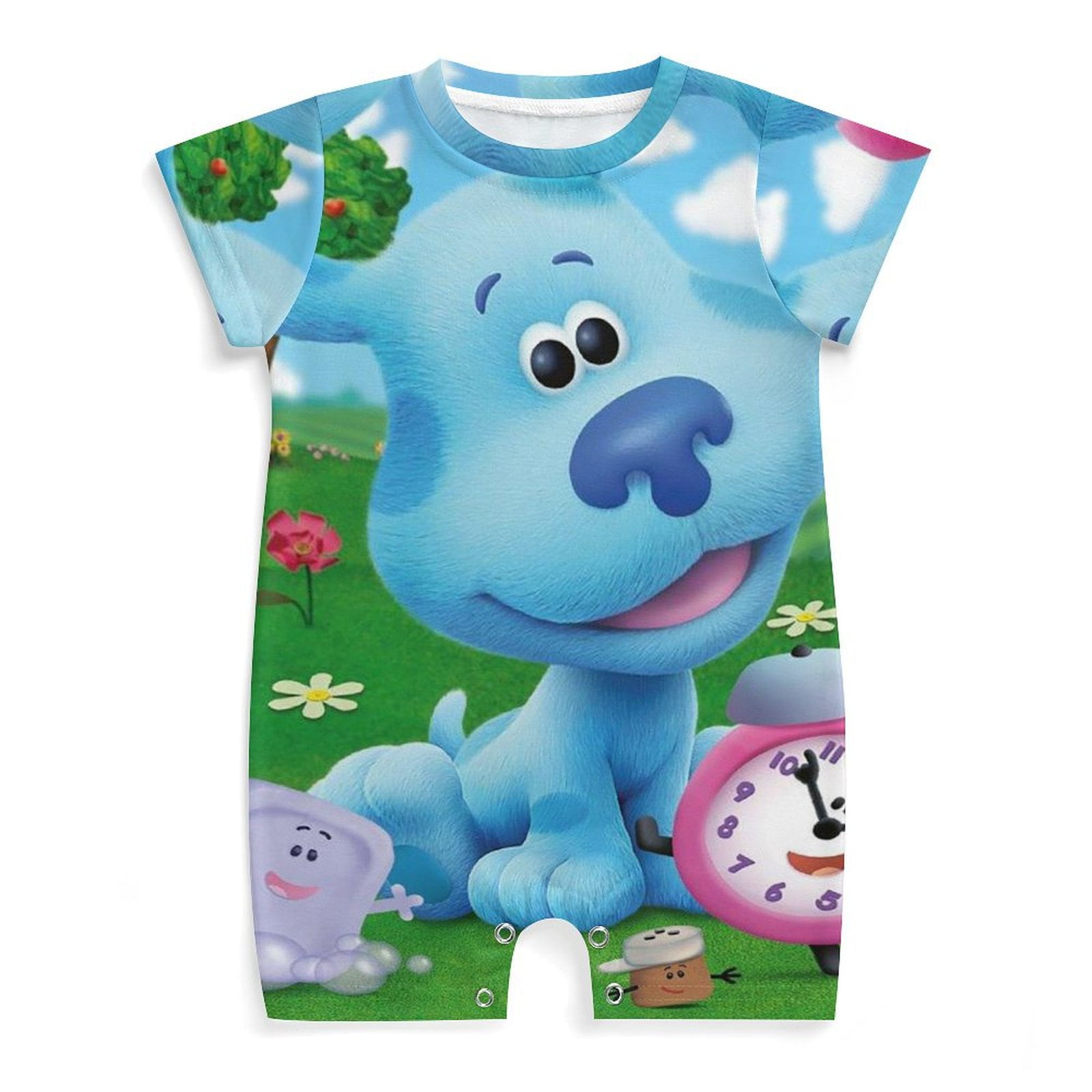 Blue'S Clues Baby Bodysuit Boy Girl Clothes Soft Newborn Infant Outfit ...
