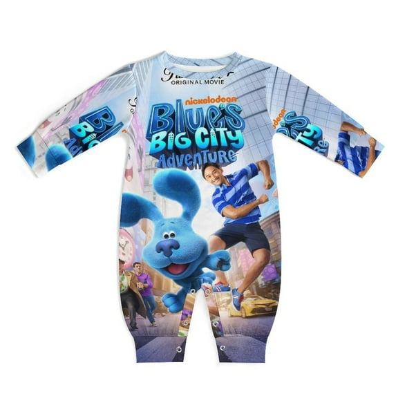 Blue'S Clues Baby Onesie Romper Footless Infant Long Sleeve Jumpsuit ...