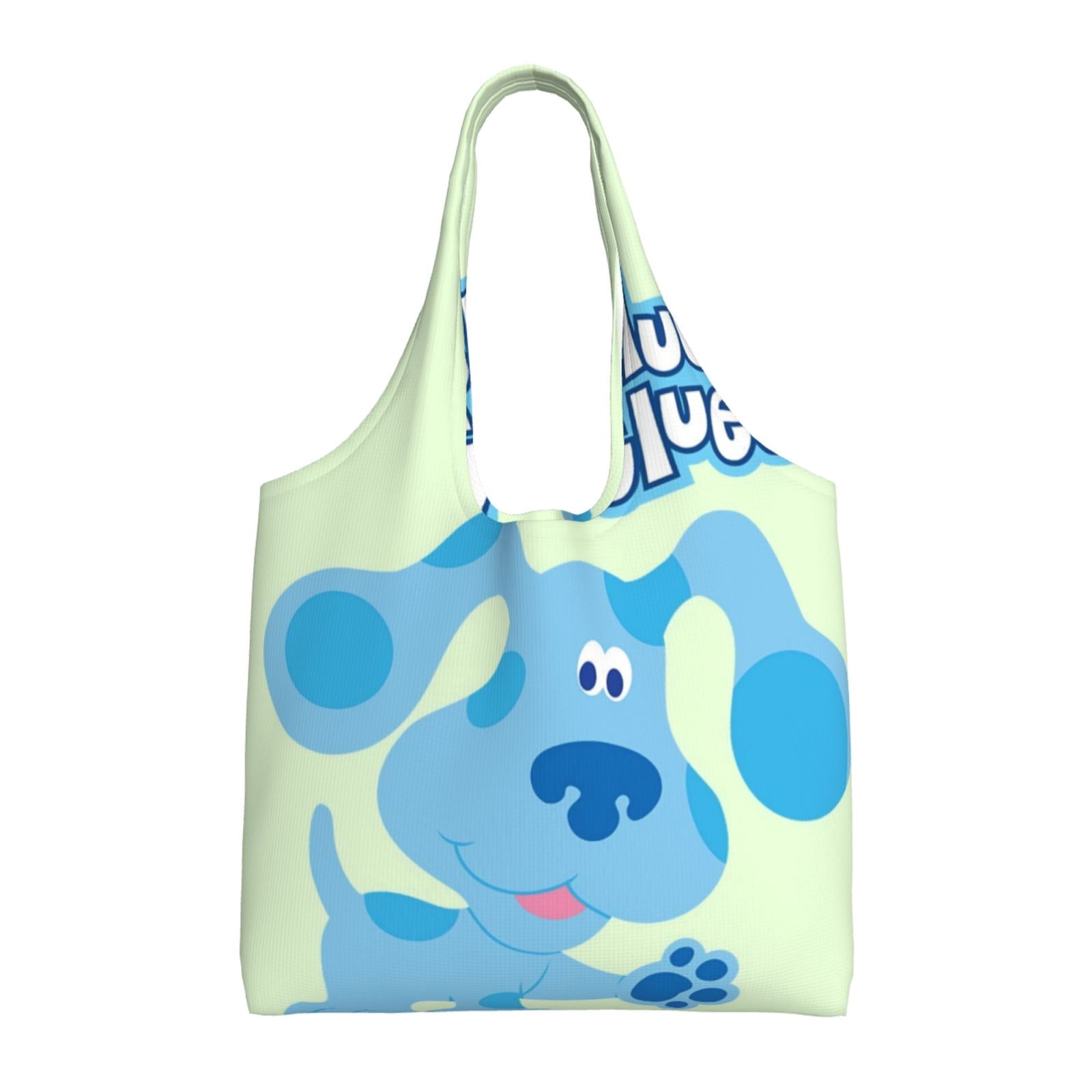 Blue'S Clues Canvas Shoulder Bag Cute Print Large Tote Bag for Women ...