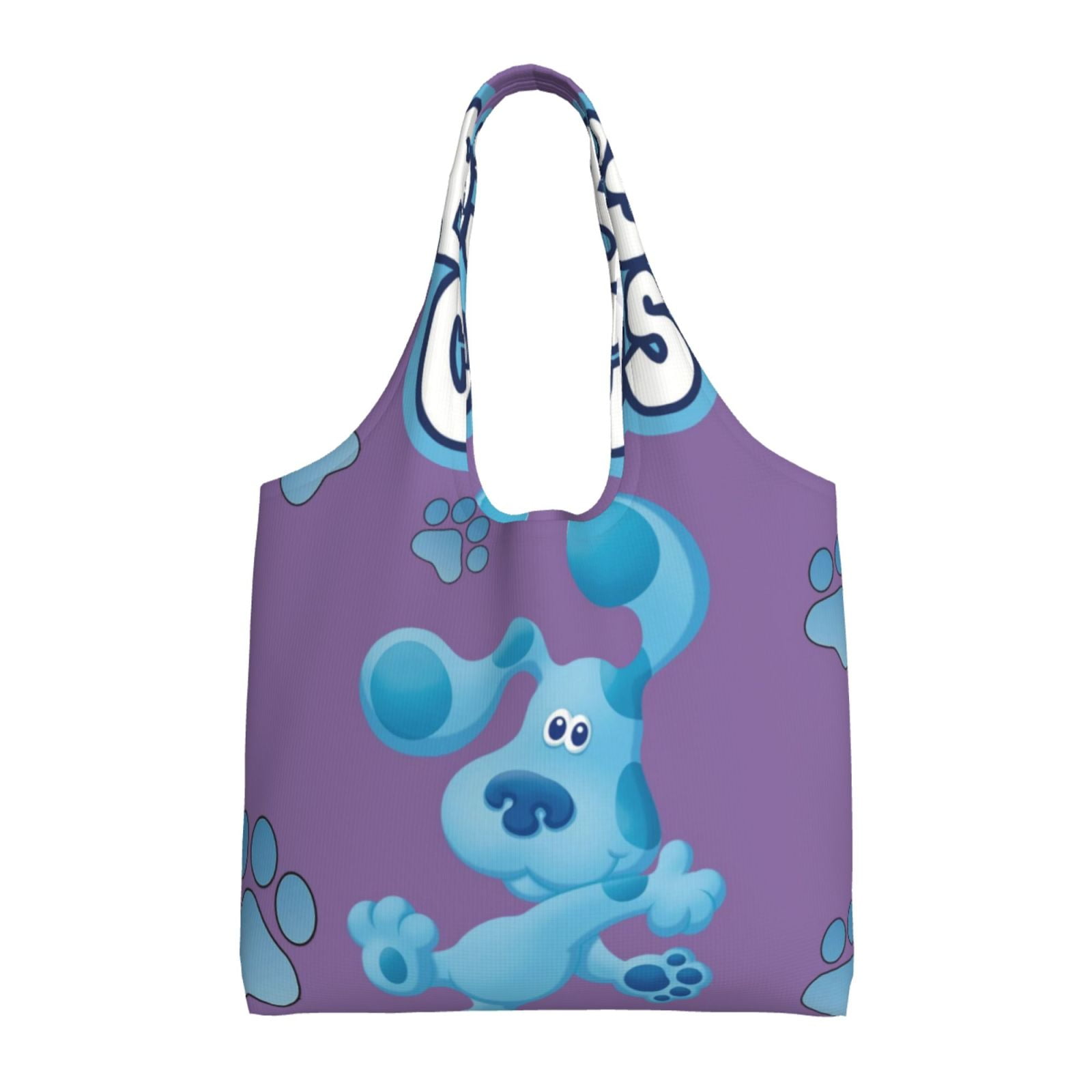 Blue'S Clues Canvas Shoulder Bag Cute Print Large Tote Bag for Women ...