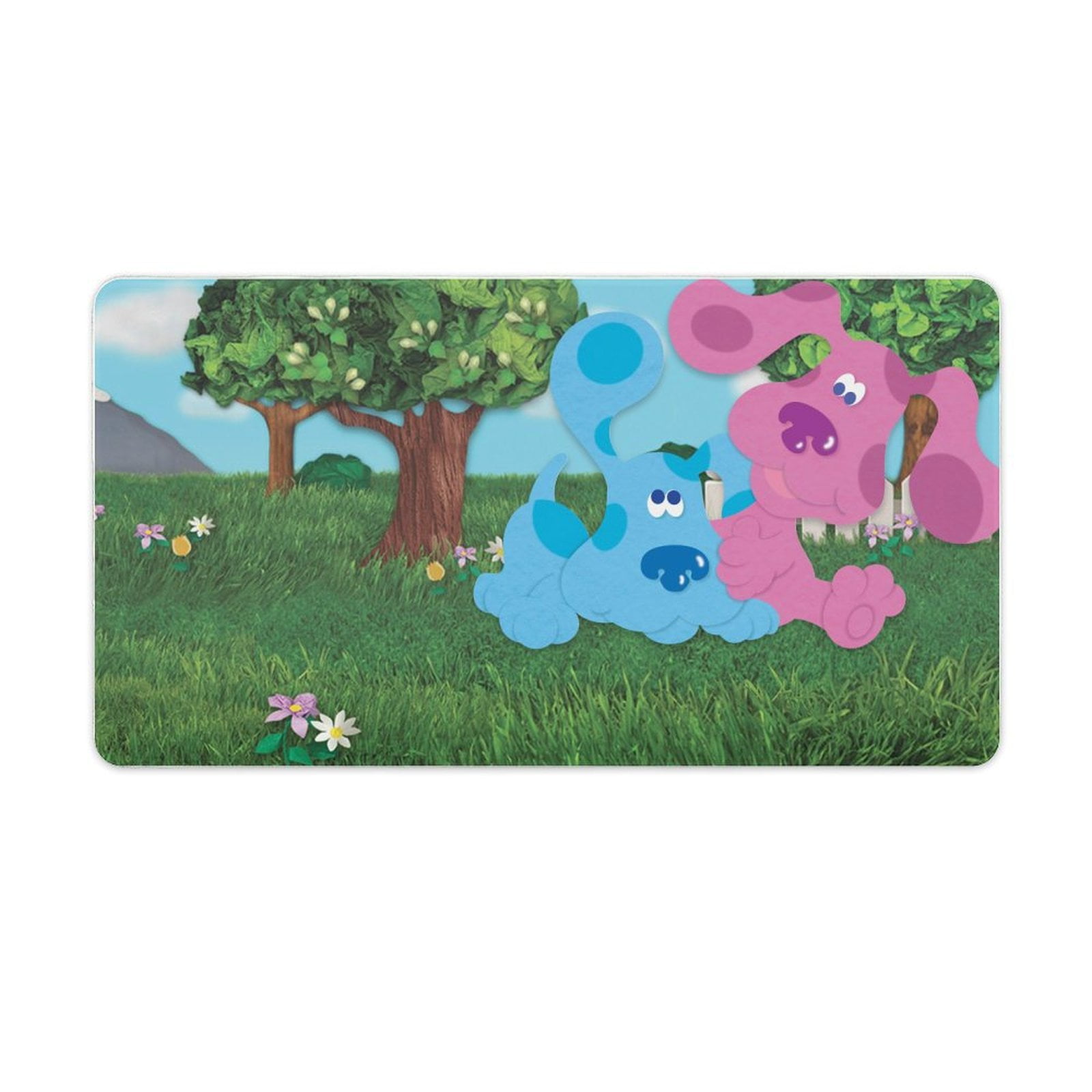 Blue'S Clues Desk Pad Mouse Pad, Large Gaming Mouse Mat with Stitched ...