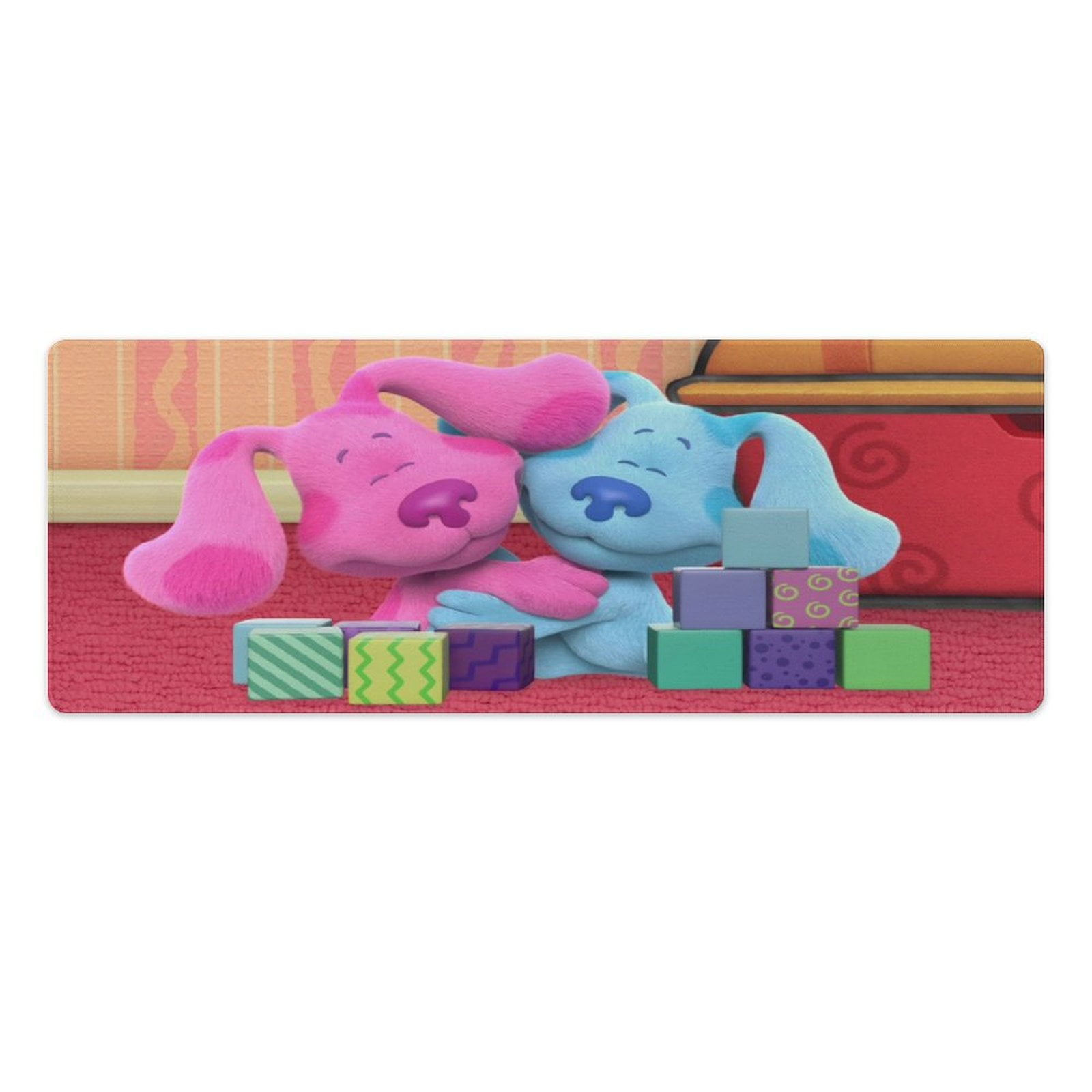 Blue'S Clues Desk Pad Mouse Pad, Large Gaming Mouse Mat with Stitched ...